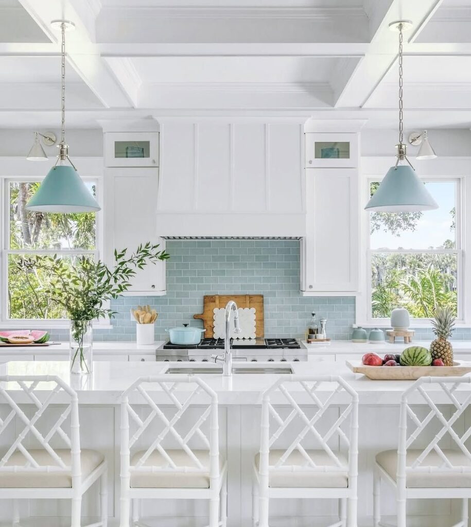 20 Coastal Kitchen Ideas for 2026 Where Blue Base Cabinets Anchor ...